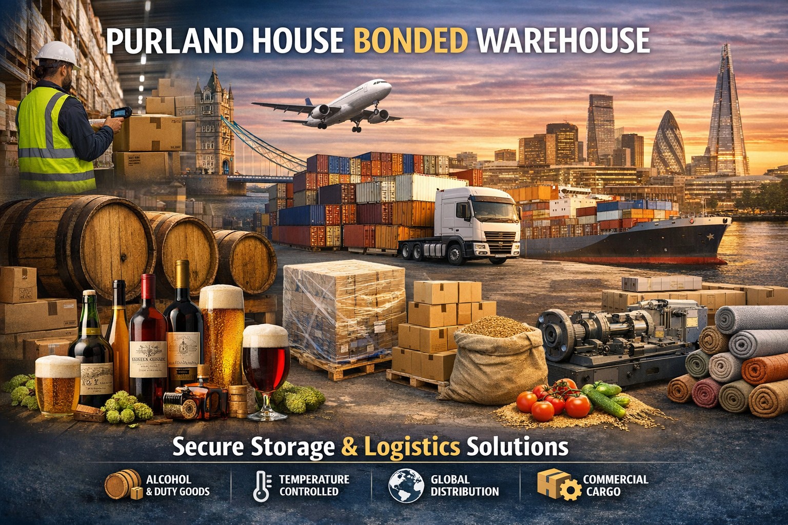 Bonded Warehouse London | Alcohol Storage & Duty Suspension | Purland House